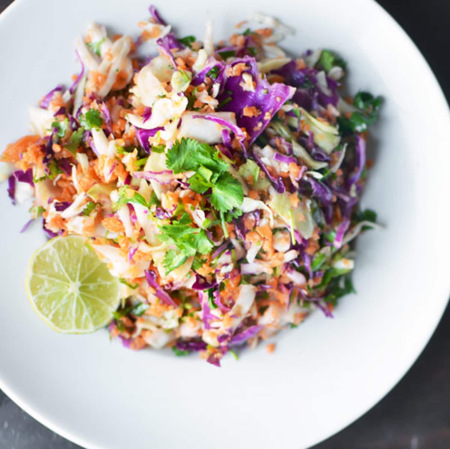 Recipe: Tri-Color Slaw with Lime Dressing | Kitchn