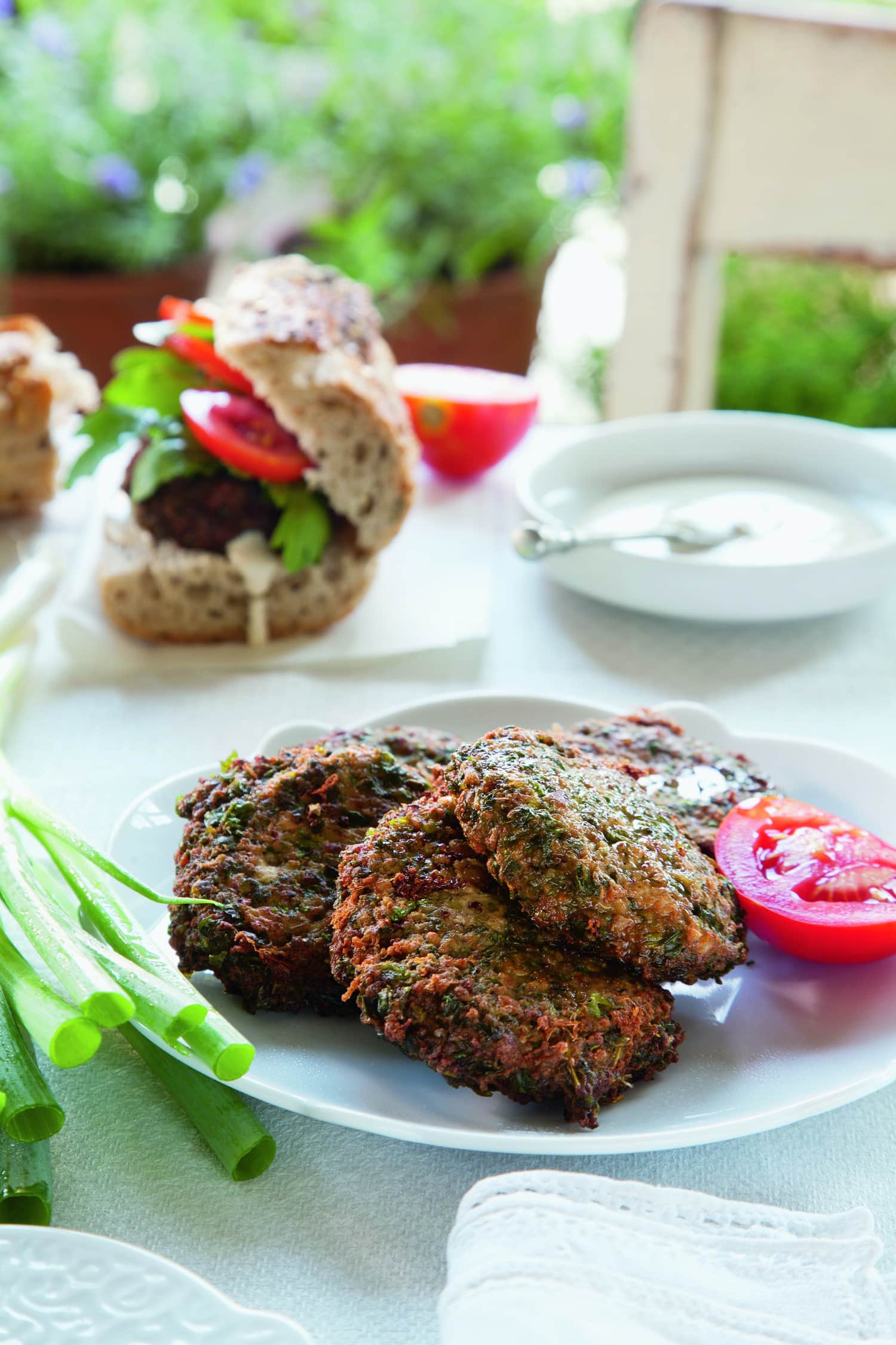 Recipe: Syrian Herb and Meat Latkes (Ijeh B’Lahmeh) | Kitchn