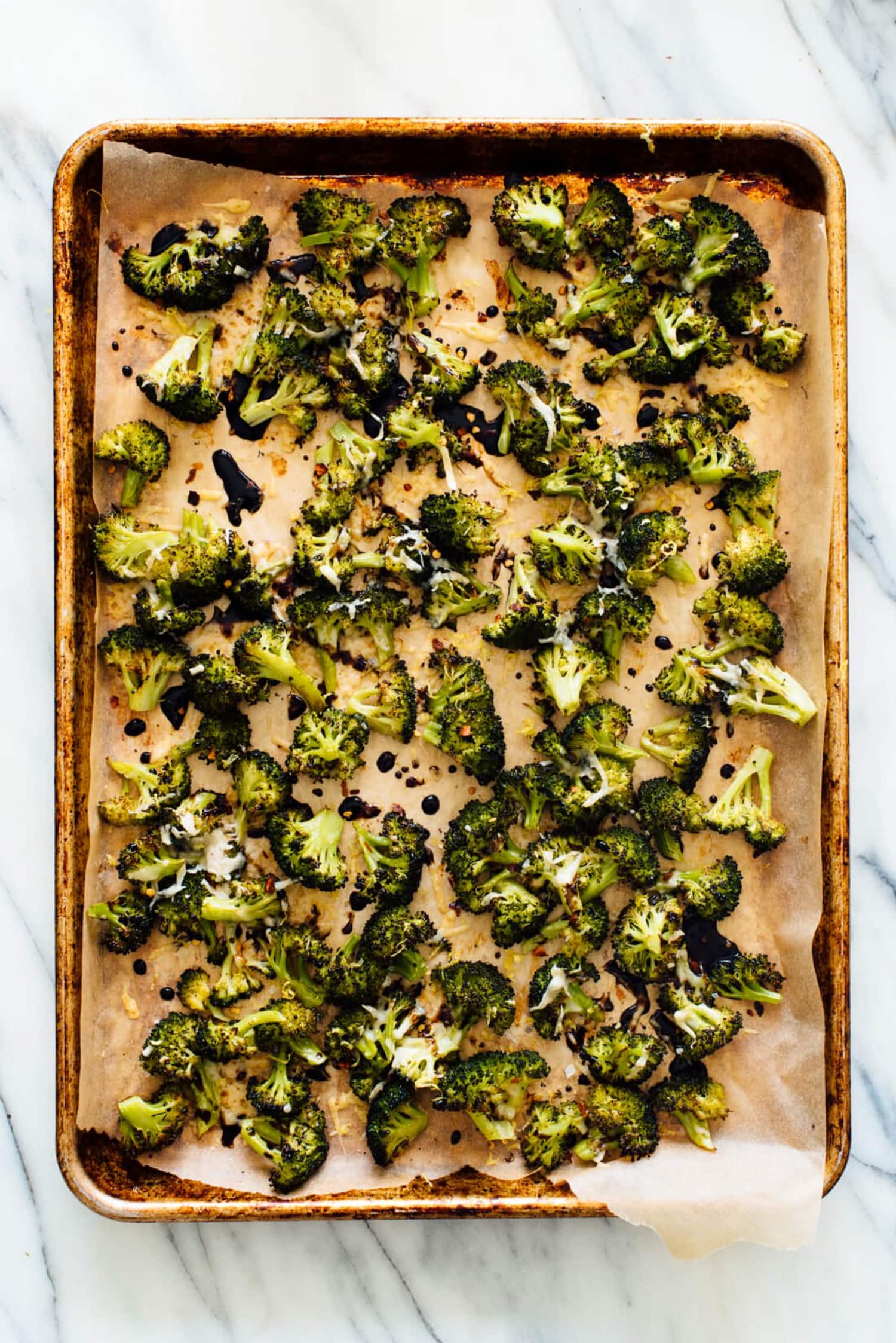 Make Parmesan Roasted Broccoli with Balsamic Drizzle Tonight | Kitchn