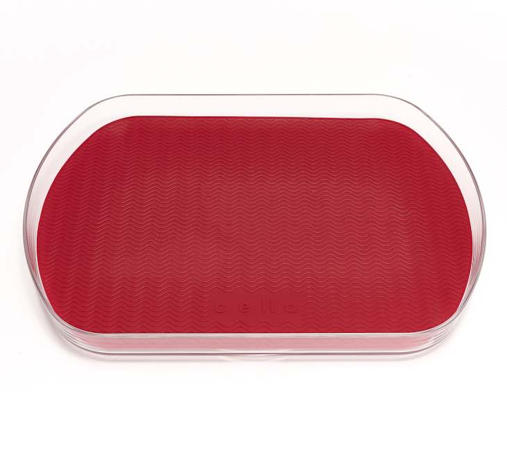 Cella Rectangle Low Wall Turntable with Silicone Liner: QVC Reviews ...