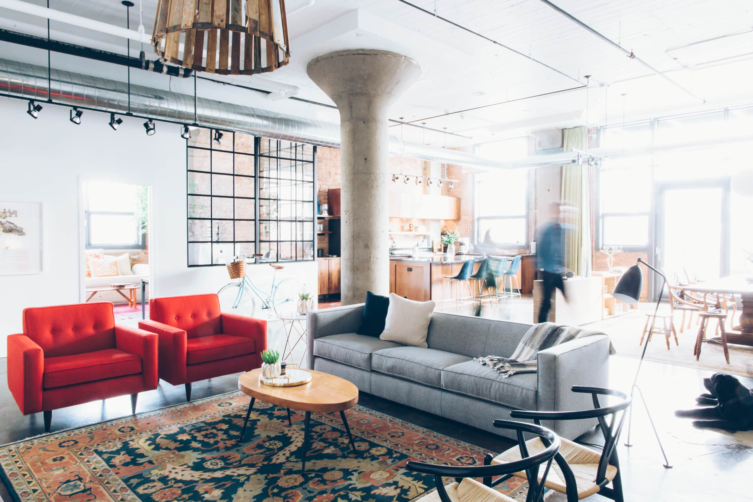 Two New Yorkers Upsize Into an Industrial Modern Loft in Detroit ...