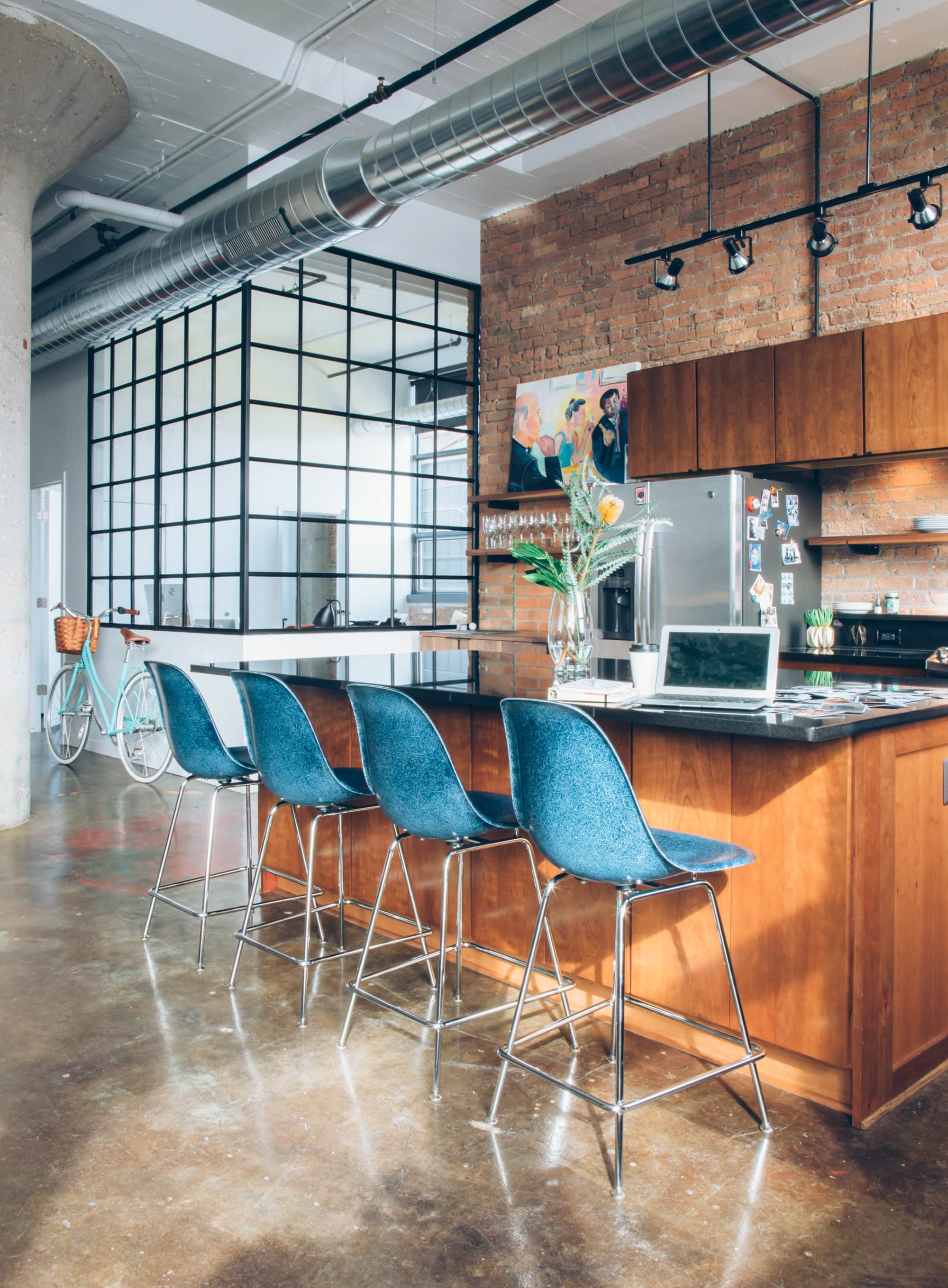 Two New Yorkers Upsize Into an Industrial Modern Loft in Detroit ...