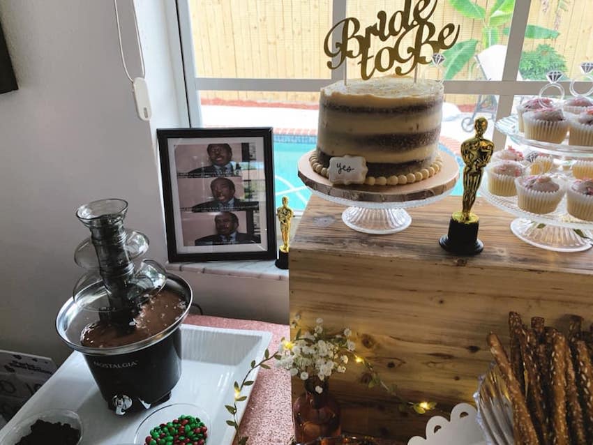 Friends Surprise Bride With “The Office”-Themed Bridal Shower ...