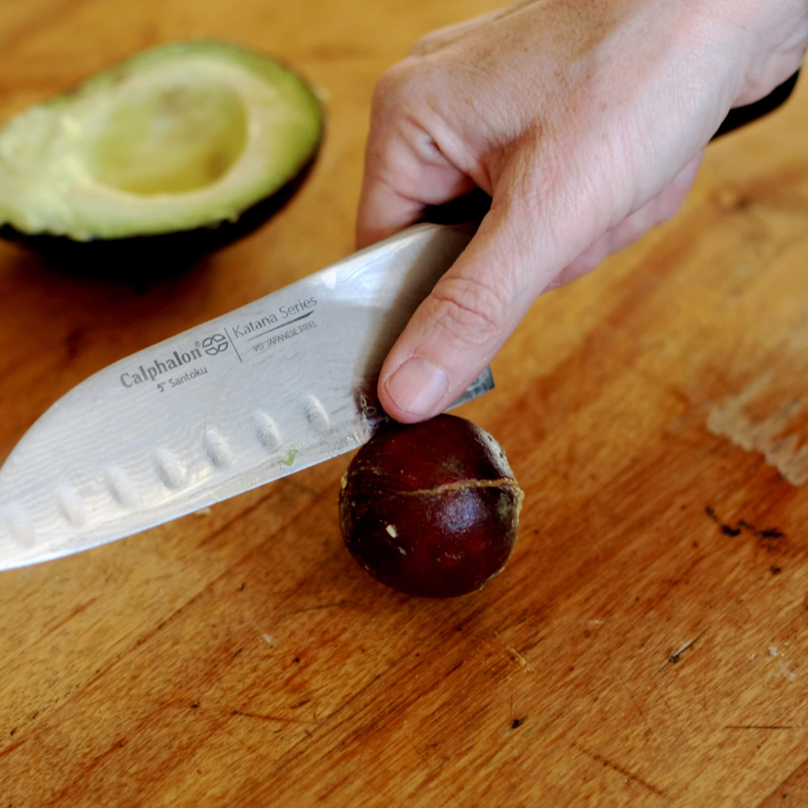 How To Remove an Avocado Pit with a Chef’s Knife | Kitchn