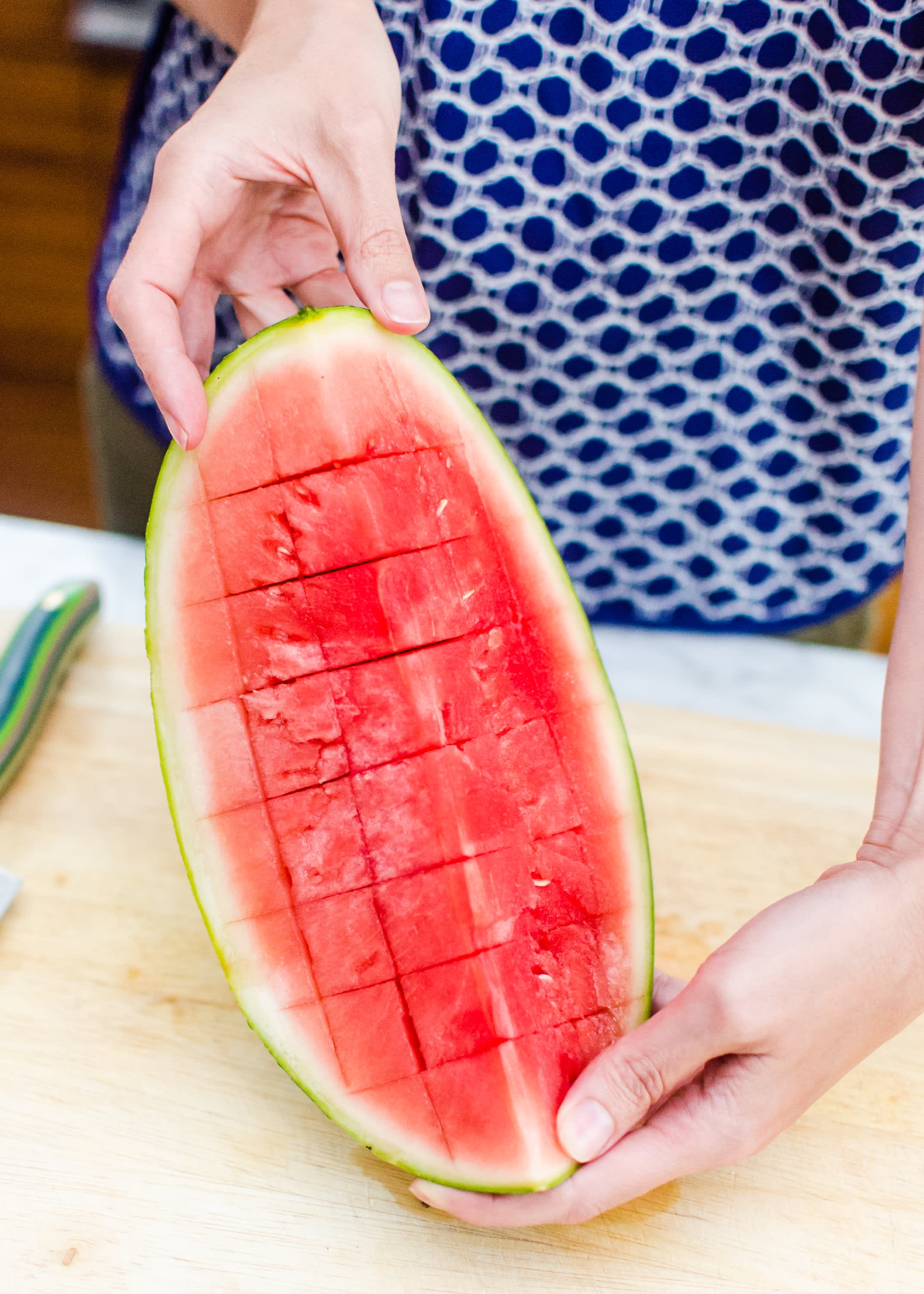 How To Cut Up A Watermelon Step By Step Tutorial Kitchn