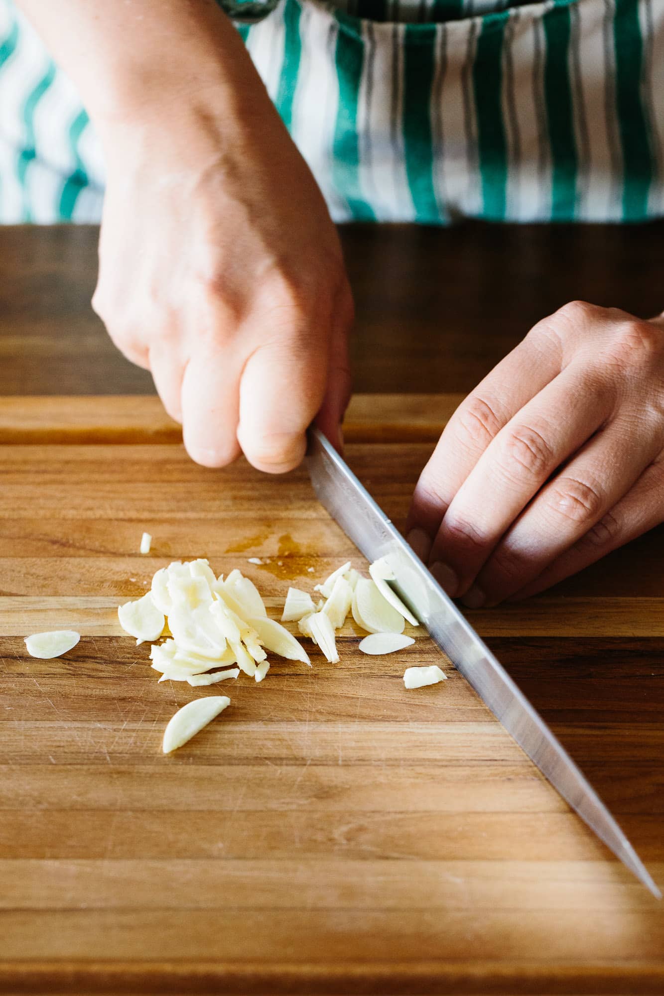 How To Make Garlic Paste With Just Salt And A Knife Kitchn