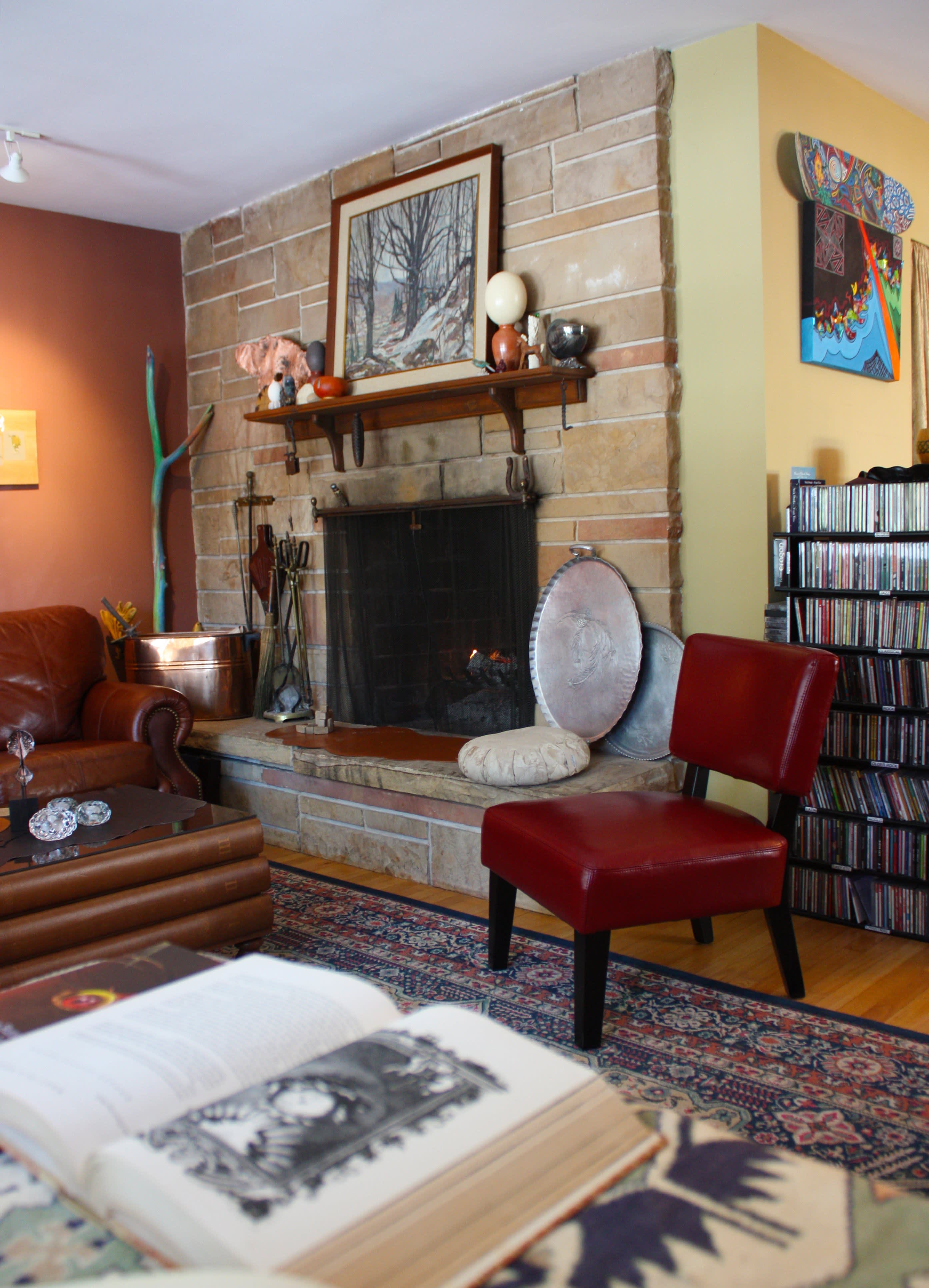 Nancy & Andy’s Colorful, Handcrafted Home | Apartment Therapy