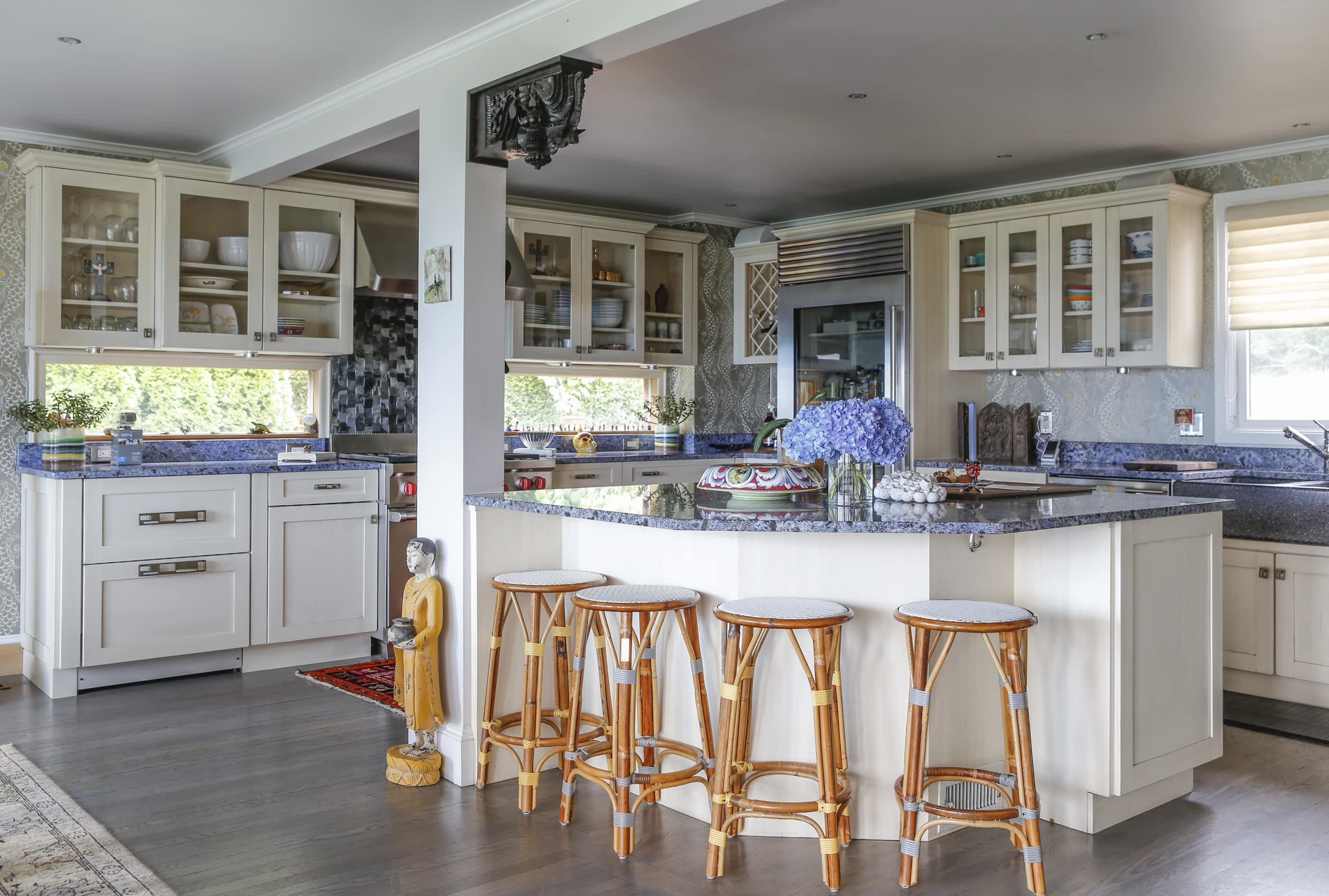 Considering Blue Bahia Granite? Let These Interiors Sway You ...