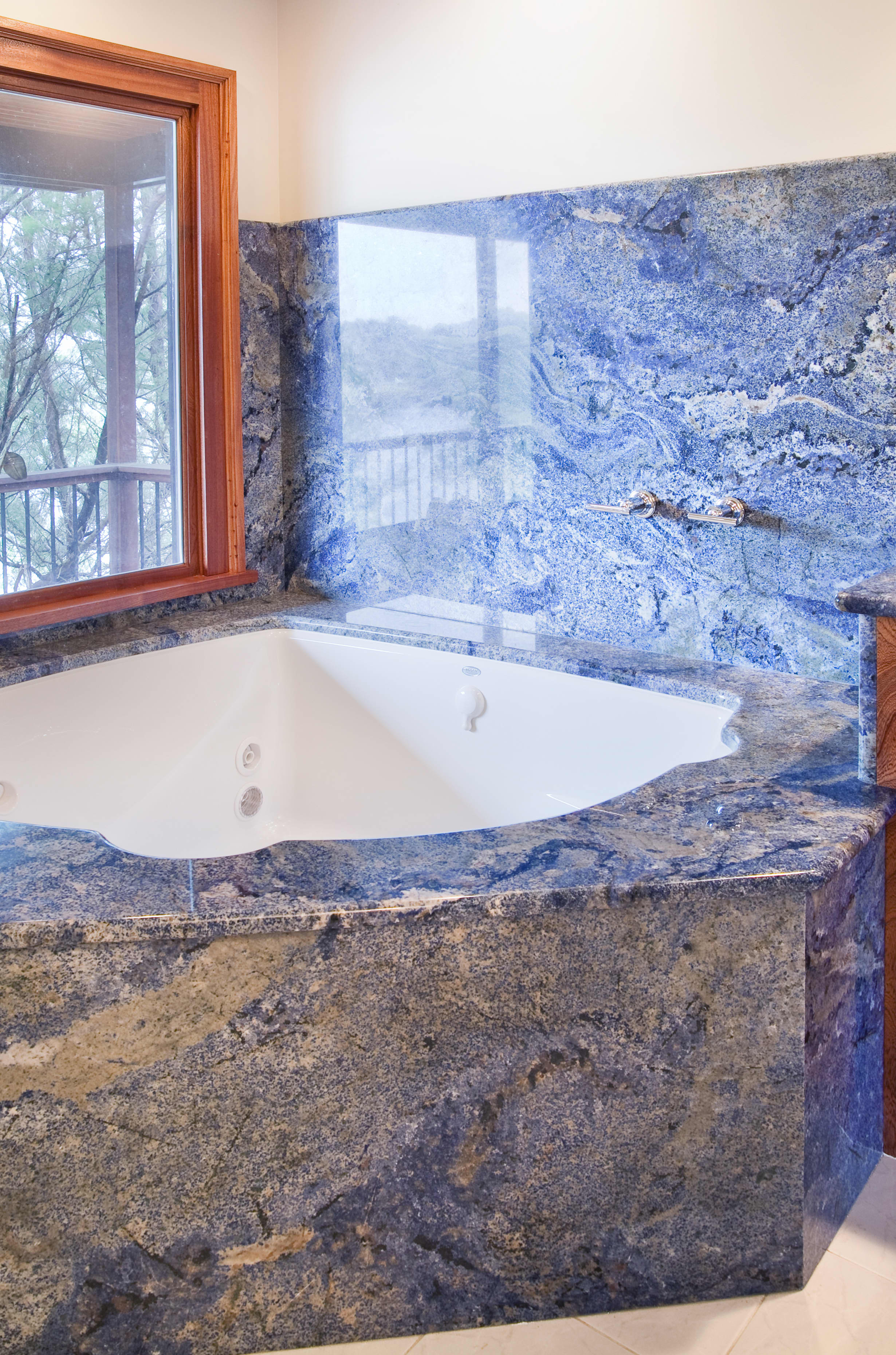 Considering Blue Bahia Granite? Let These Interiors Sway You ...