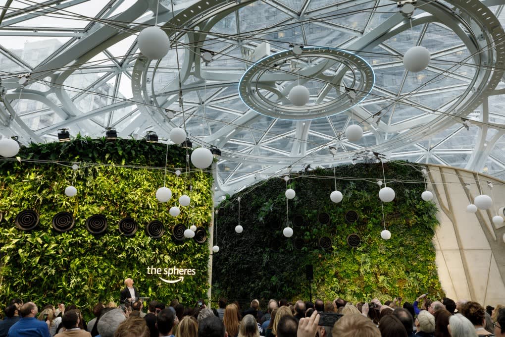 Amazon Spheres Seattle Visit Plants Biodome Photos | Apartment Therapy