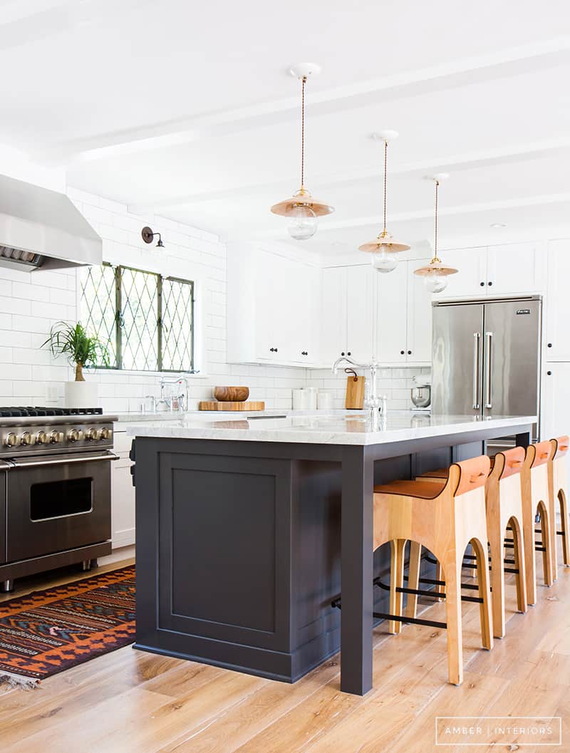 7 Times a Colorful Kitchen Island Made the Room | Apartment Therapy