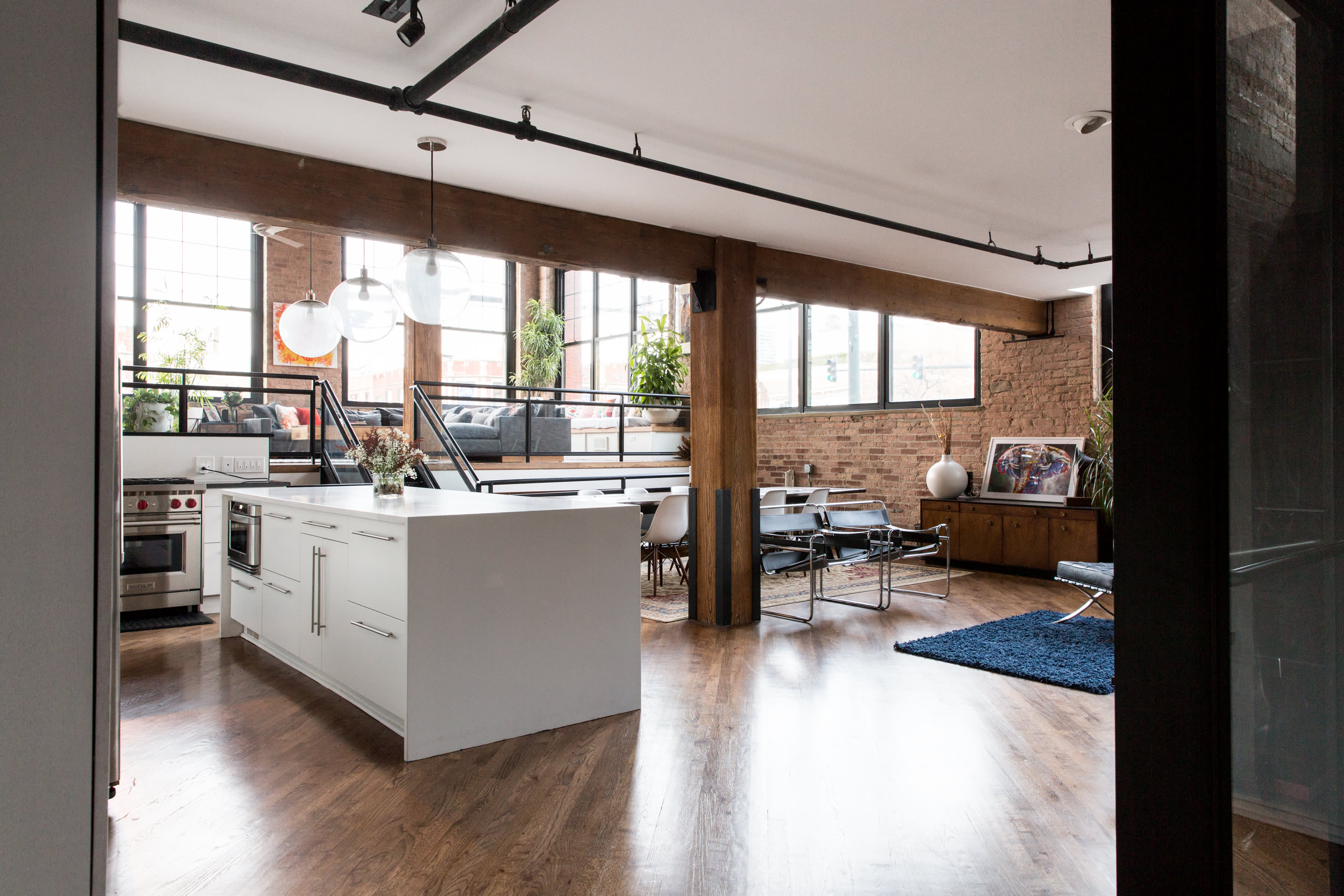 Warm Industrial Remodeled Chicago Loft Tour | Apartment Therapy