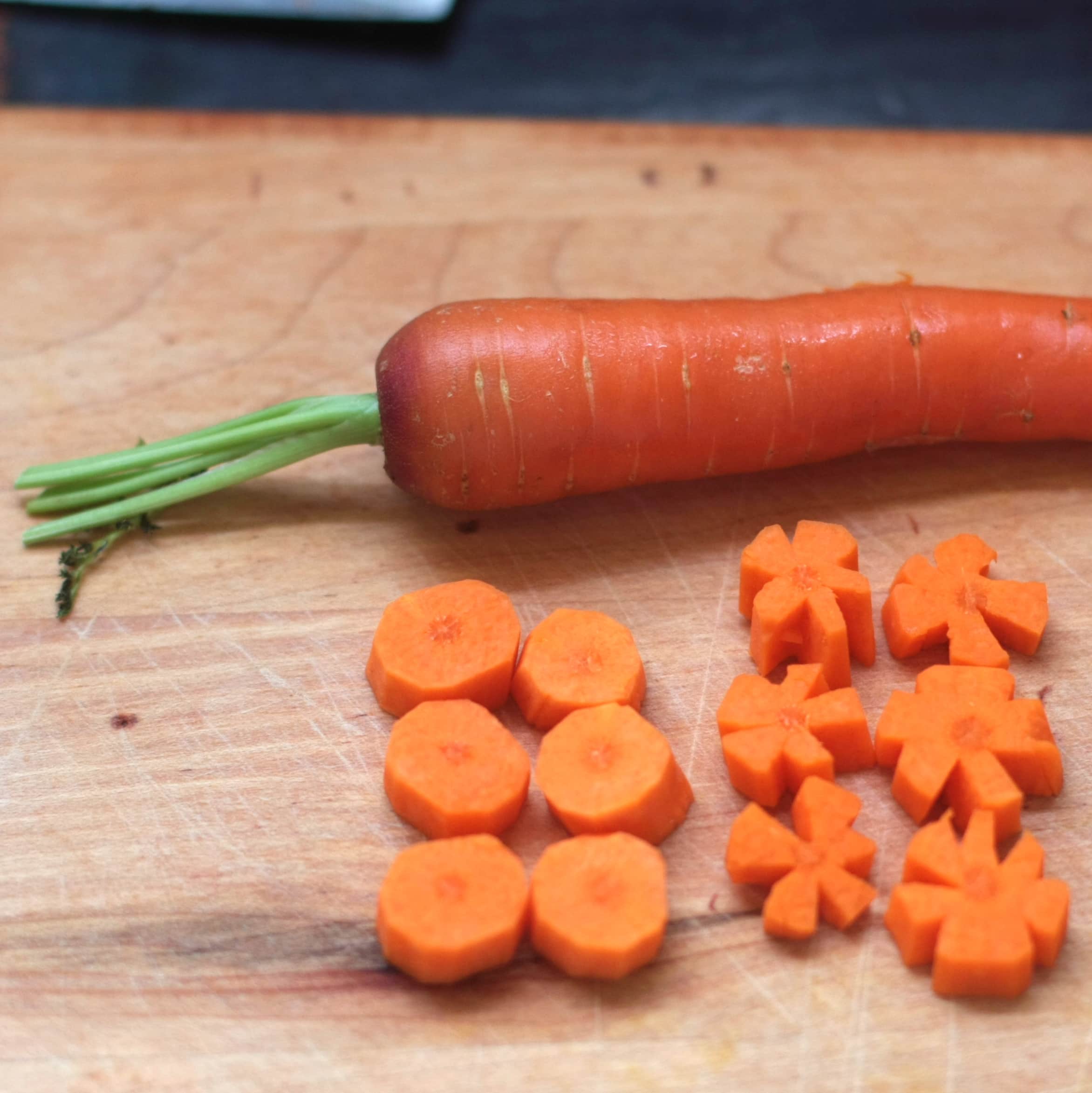 How To Cut Carrots Into Flowers Kitchn how-to-cut-carrots-into-flowers-kitchn