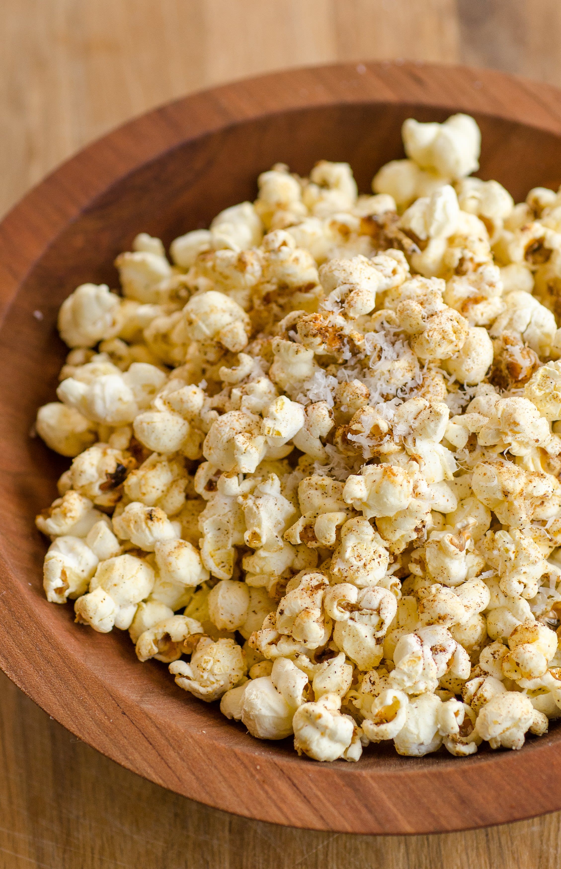 Snack Recipe: Cheesy Spicy Popcorn | Kitchn