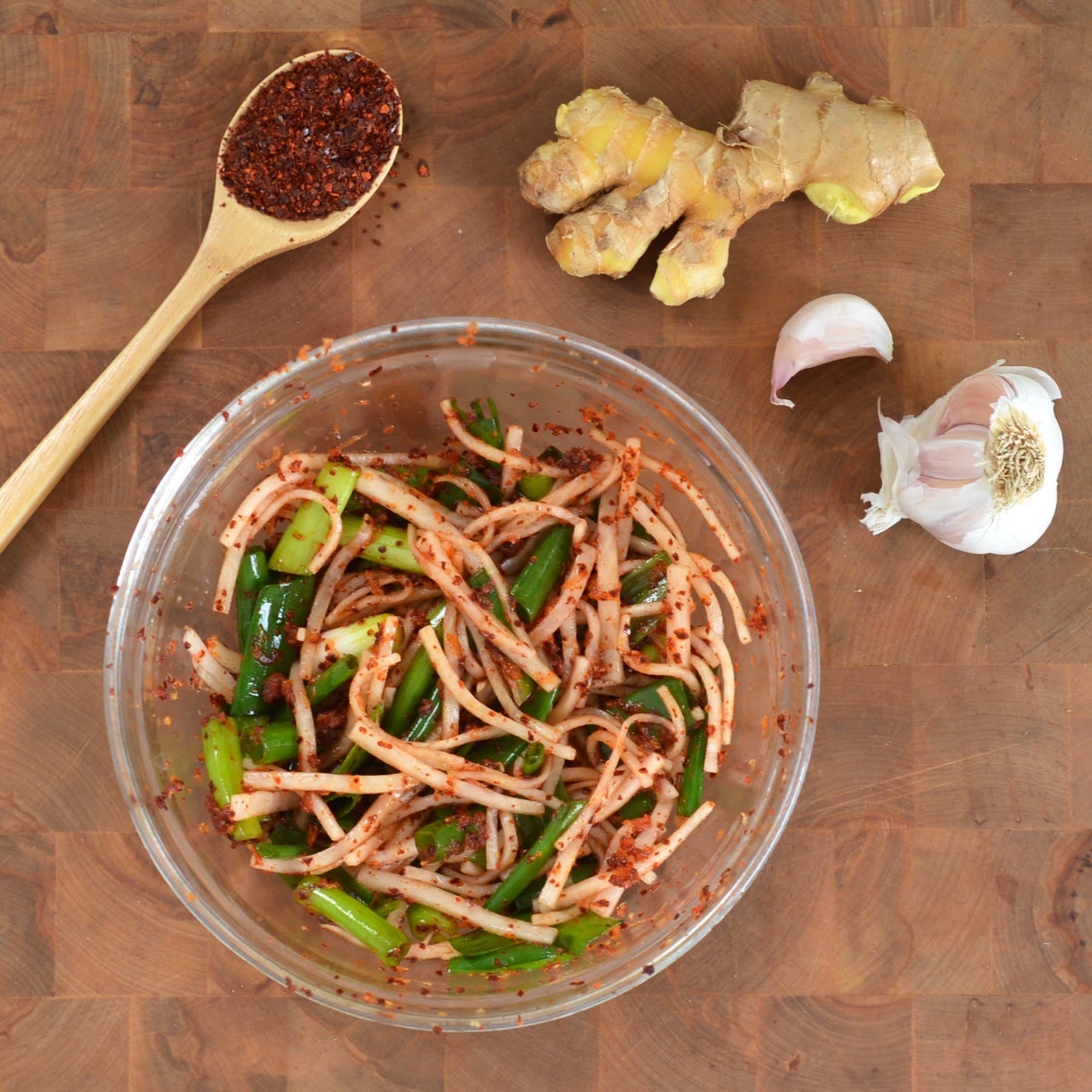 Recipe: Cucumber Kimchi Bites | Kitchn