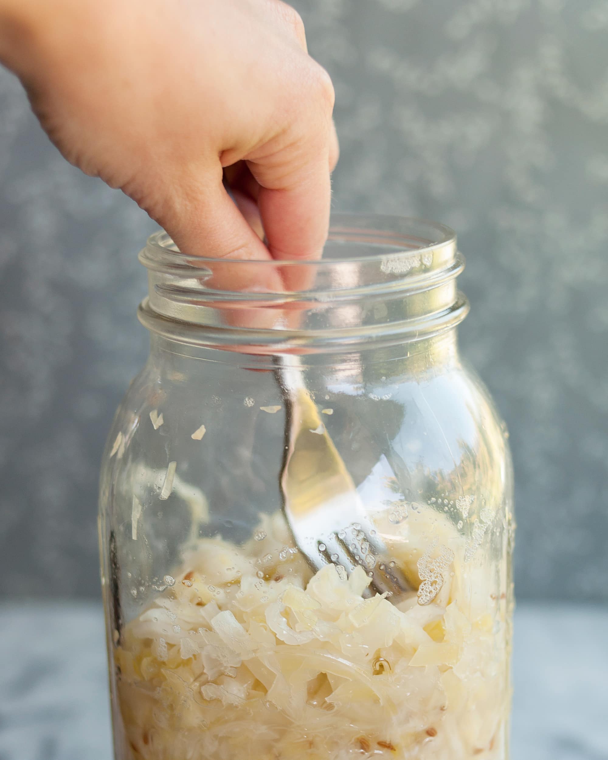 How To Make Homemade Sauerkraut In A Mason Jar Kitchn