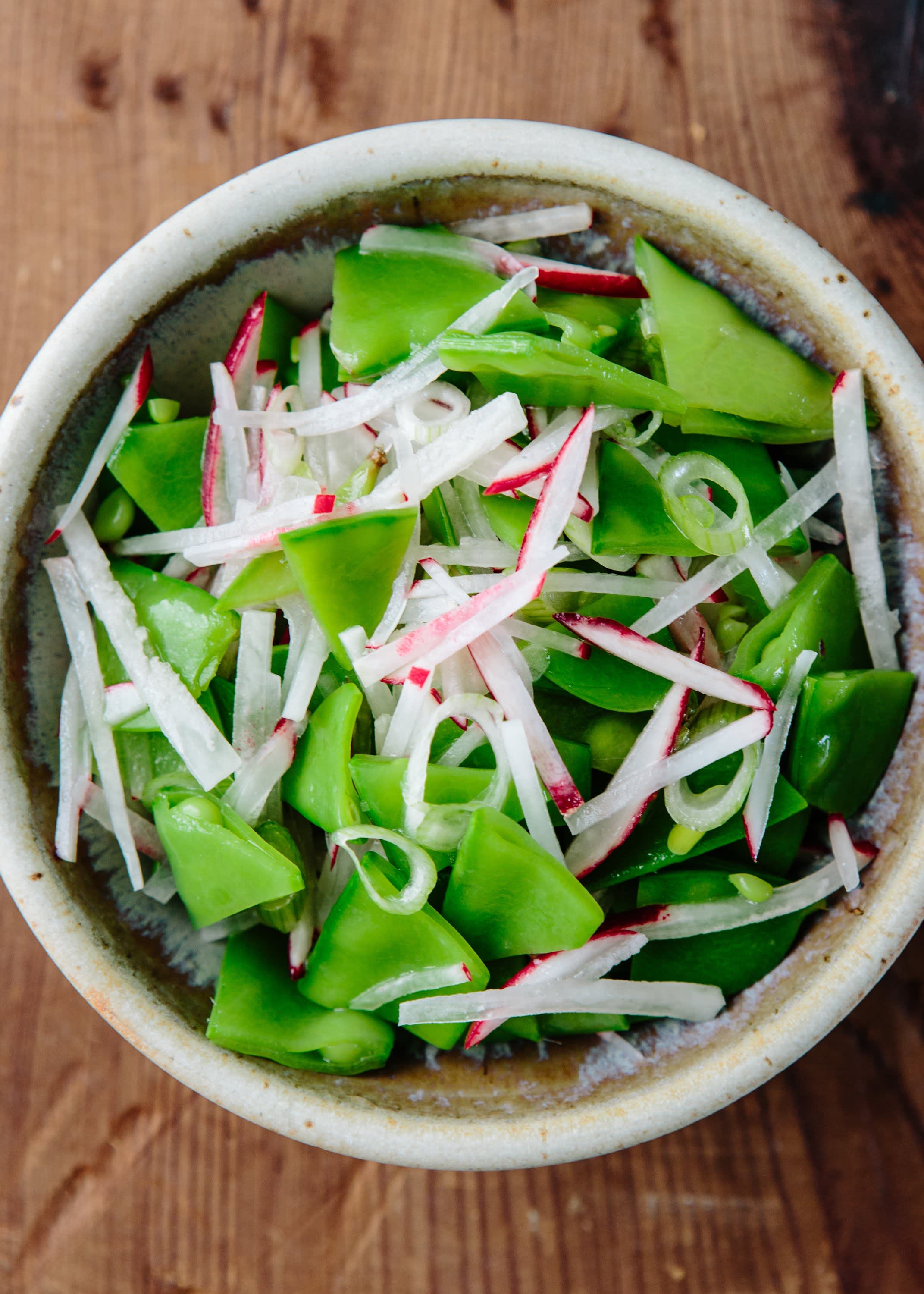 Recipe: Ellie Krieger’s Snow Pea, Scallion & Radish Salad | Kitchn
