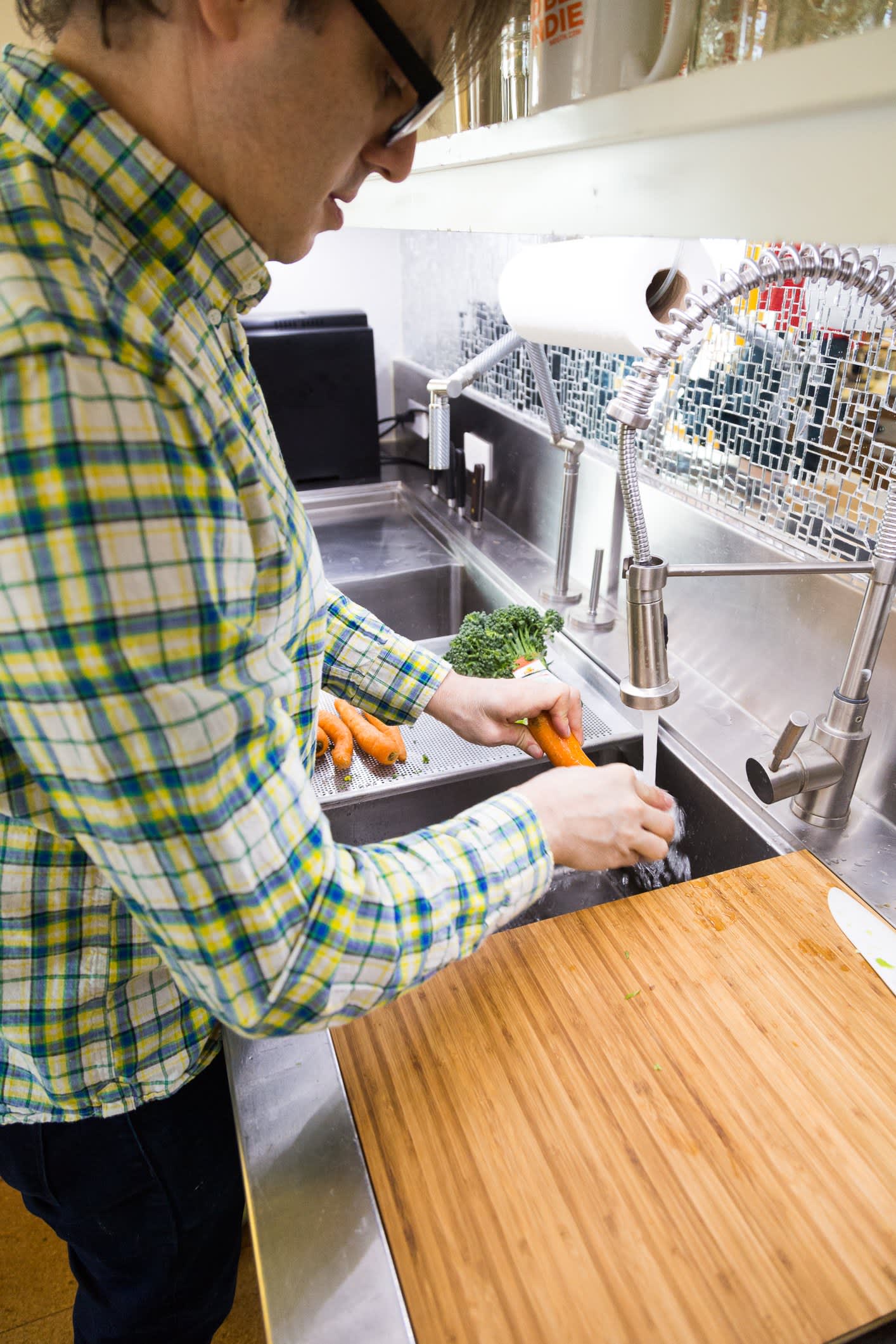 This Ingenious Sink Was Inspired by Restaurant Kitchens | Kitchn