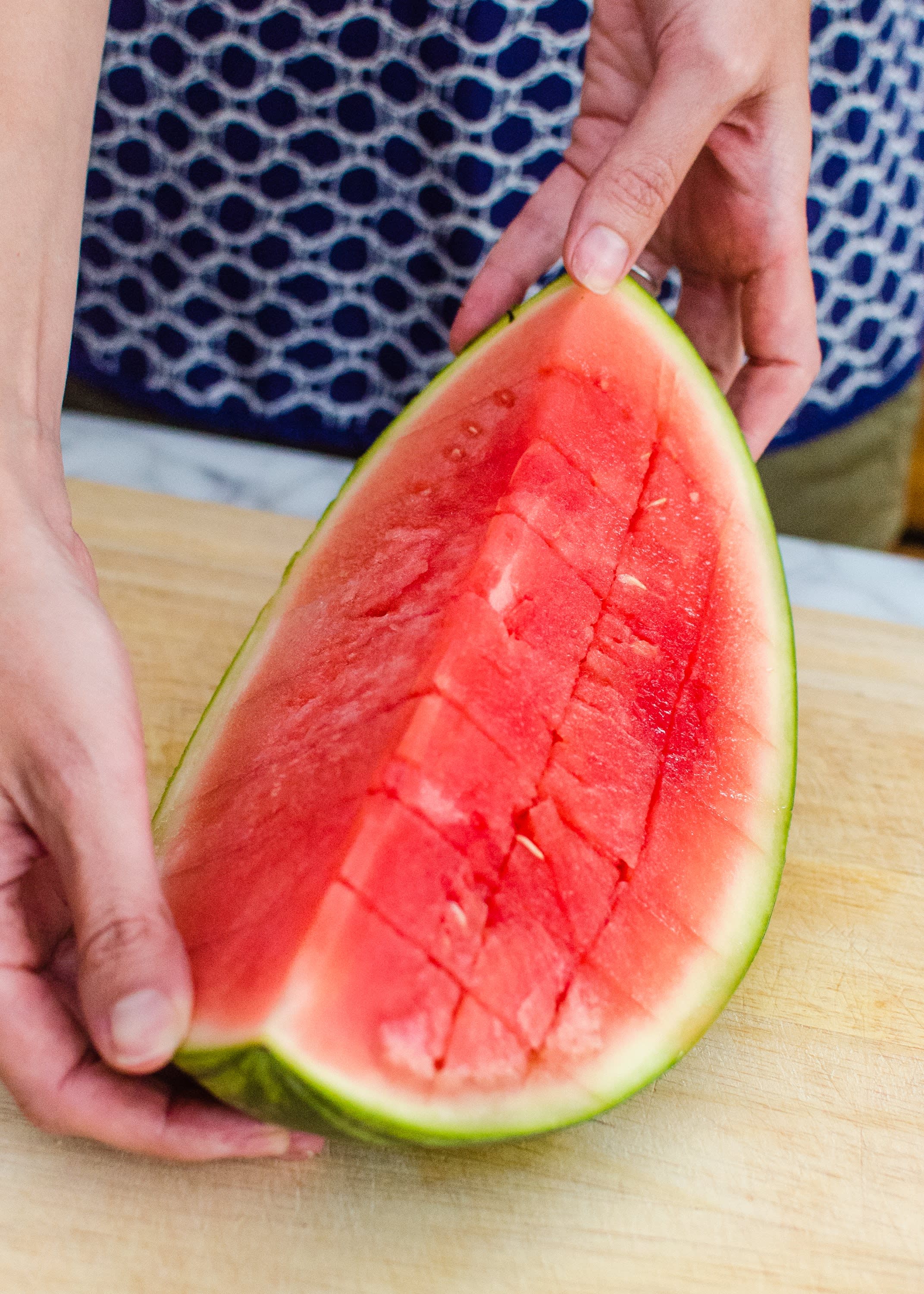 How To Cut Up A Watermelon Step By Step Tutorial Kitchn How To Cut Up A Watermelon Step By Step Tutorial Kitchn