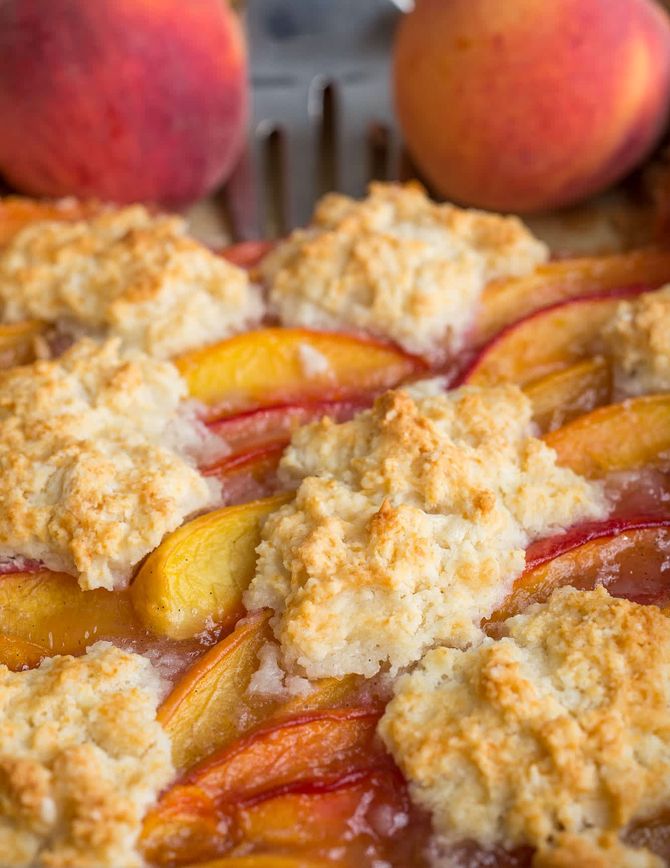 Recipe: Peach Cobbler Bars | Kitchn