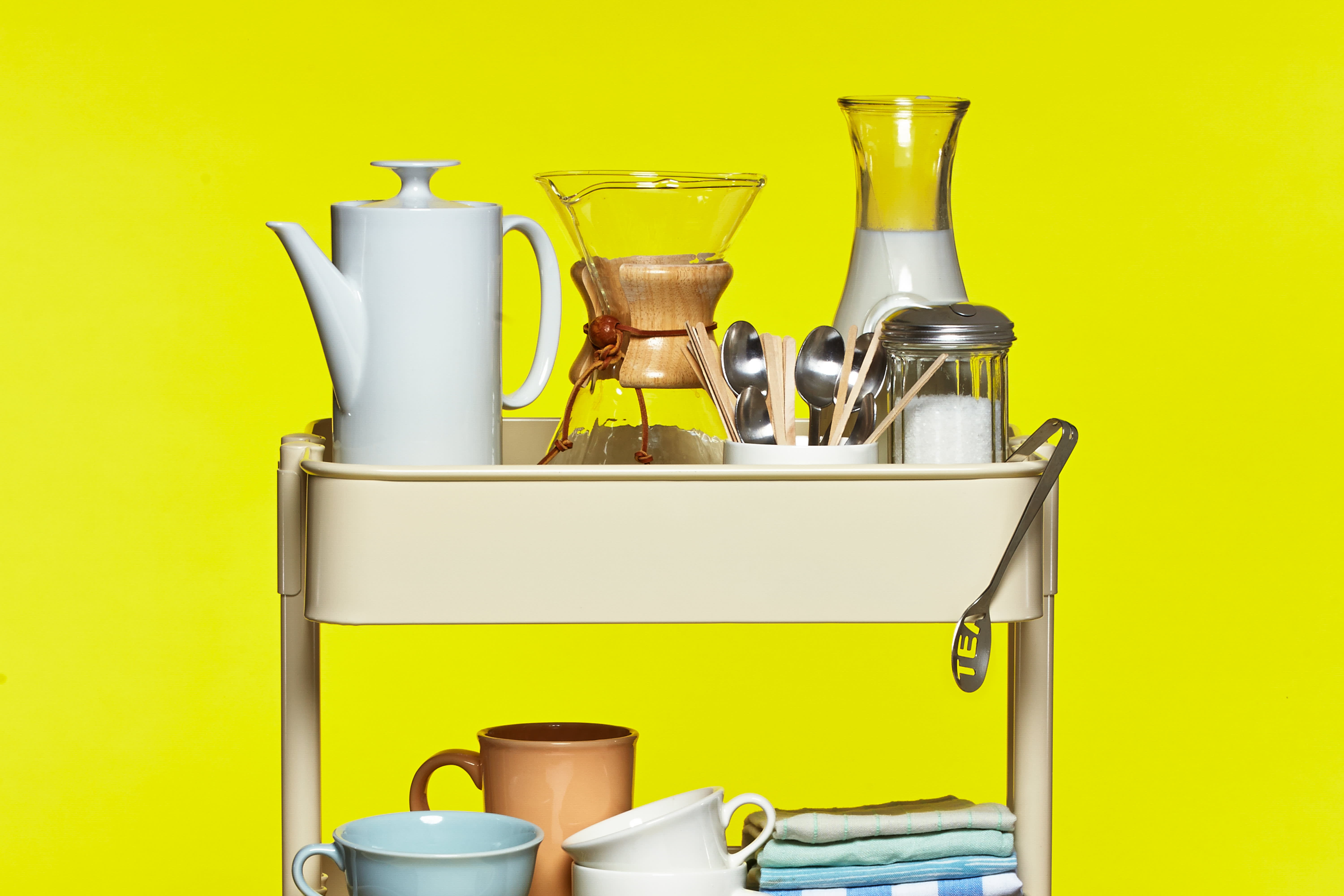 The IKEA RÅSKOG Cart as Coffee Station | Kitchn