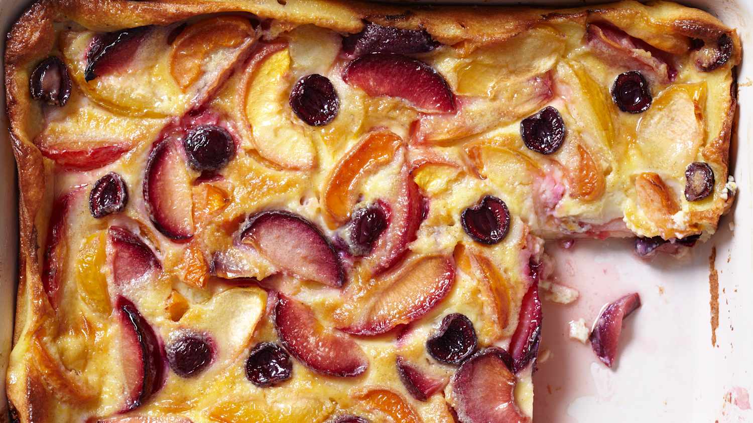 Cardamom and Stone Fruit Clafoutis | Recipe Cart | Recipe Cart