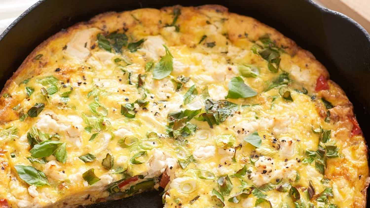The Easiest Cheese and Vegetable Frittata | Recipe Cart | Recipe Cart