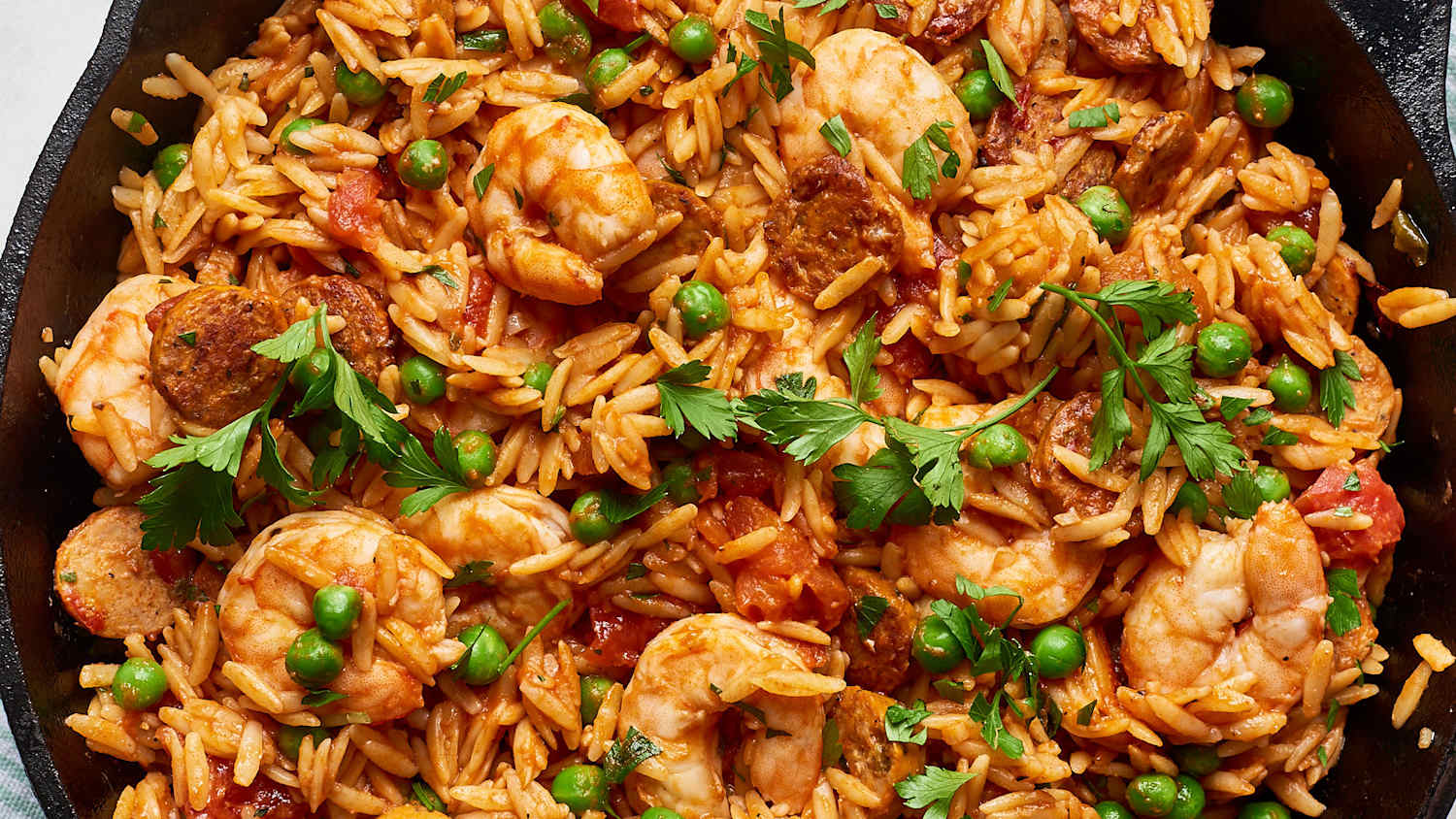 Weeknight Orzo Paella | Recipe Cart | Recipe Cart