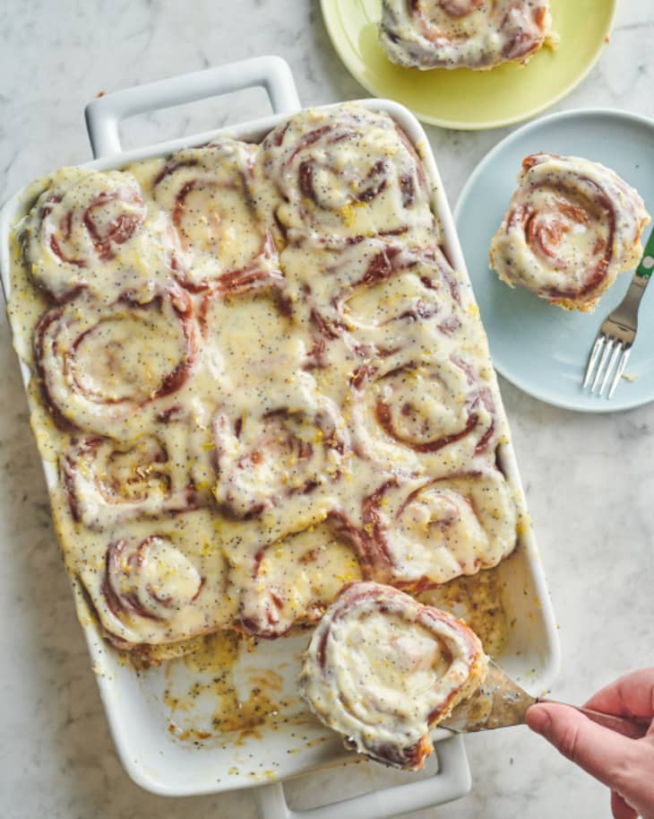 Lemon Poppy Seed Sweet Rolls Recipe | Kitchn