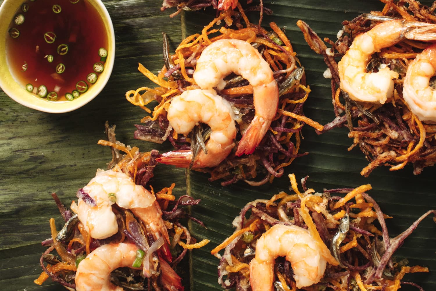 Ukoy with Shrimp and Anchovies Recipe | The Kitchn