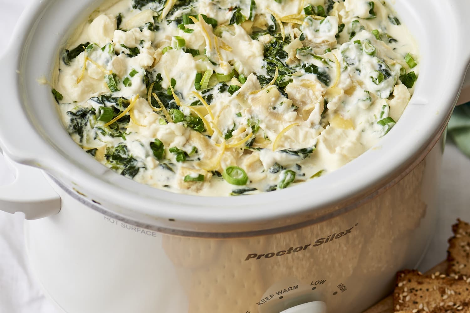 how to make artichoke dip in crock pot