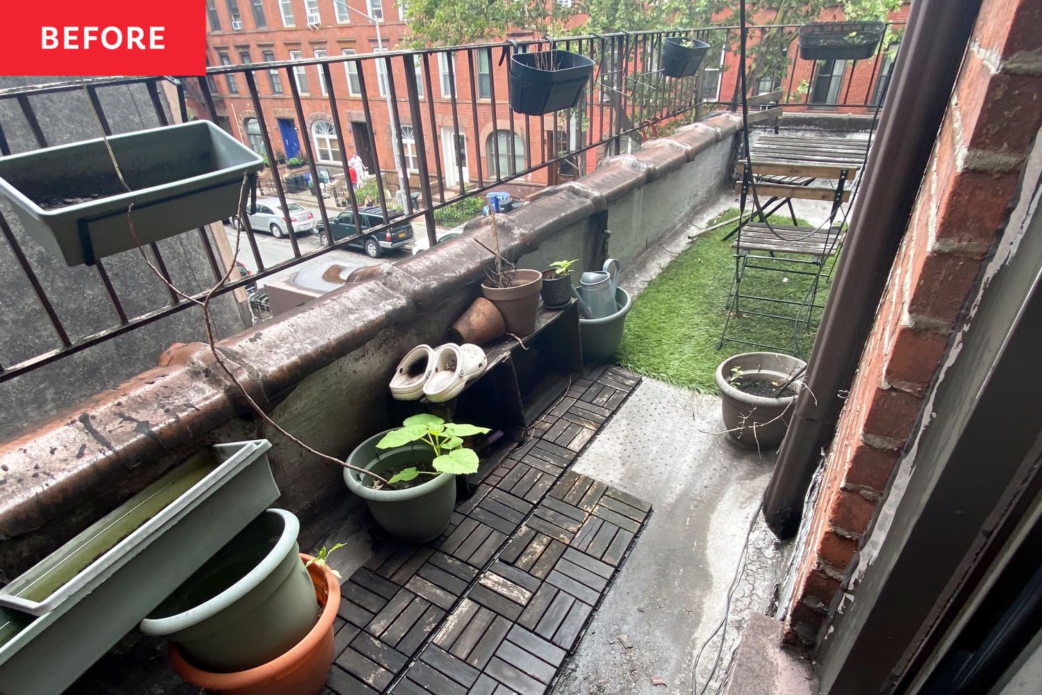 An NYC Balcony Transforms into a Lush Oasis for $2,000 | Apartment Therapy