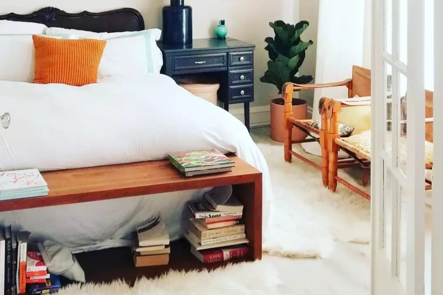 IKEA's ULLERSLEV Sheepskin Rug Doubles as Holiday Decor | Apartment Therapy