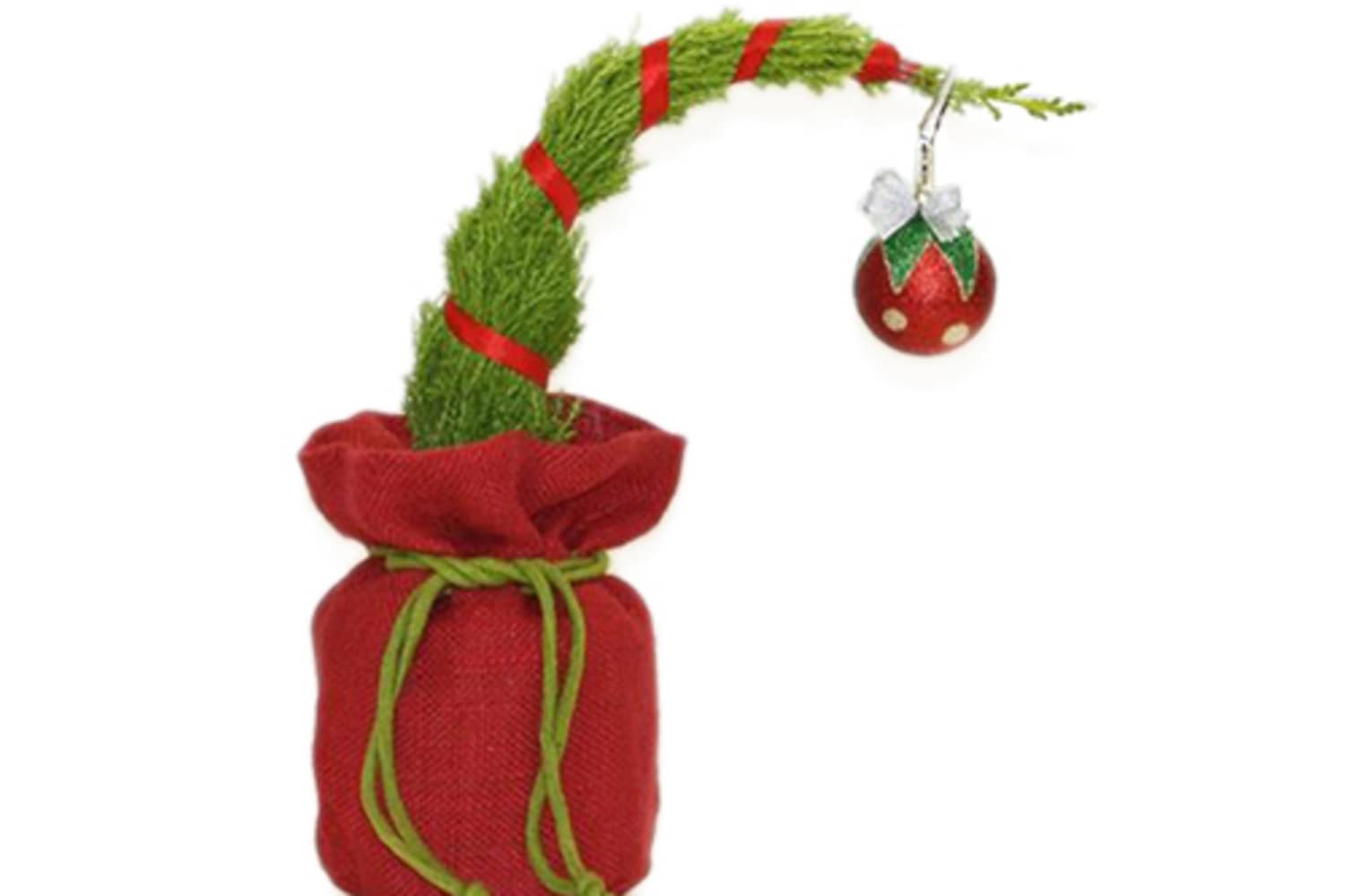 Trader Joe's Grinch-Inspired Mini Grump Tree | Apartment Therapy