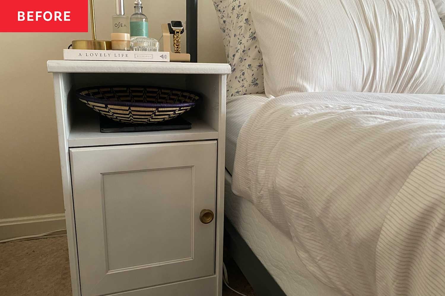 I Tried the “Didn’t Know Rule” to Declutter My Nightstand | Apartment ...