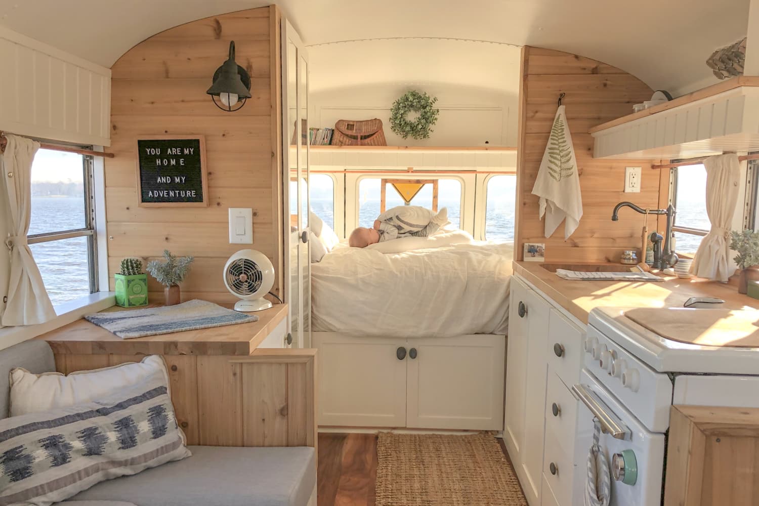 Fern the Bus Conversion Home Video Tour and Photos | Apartment Therapy