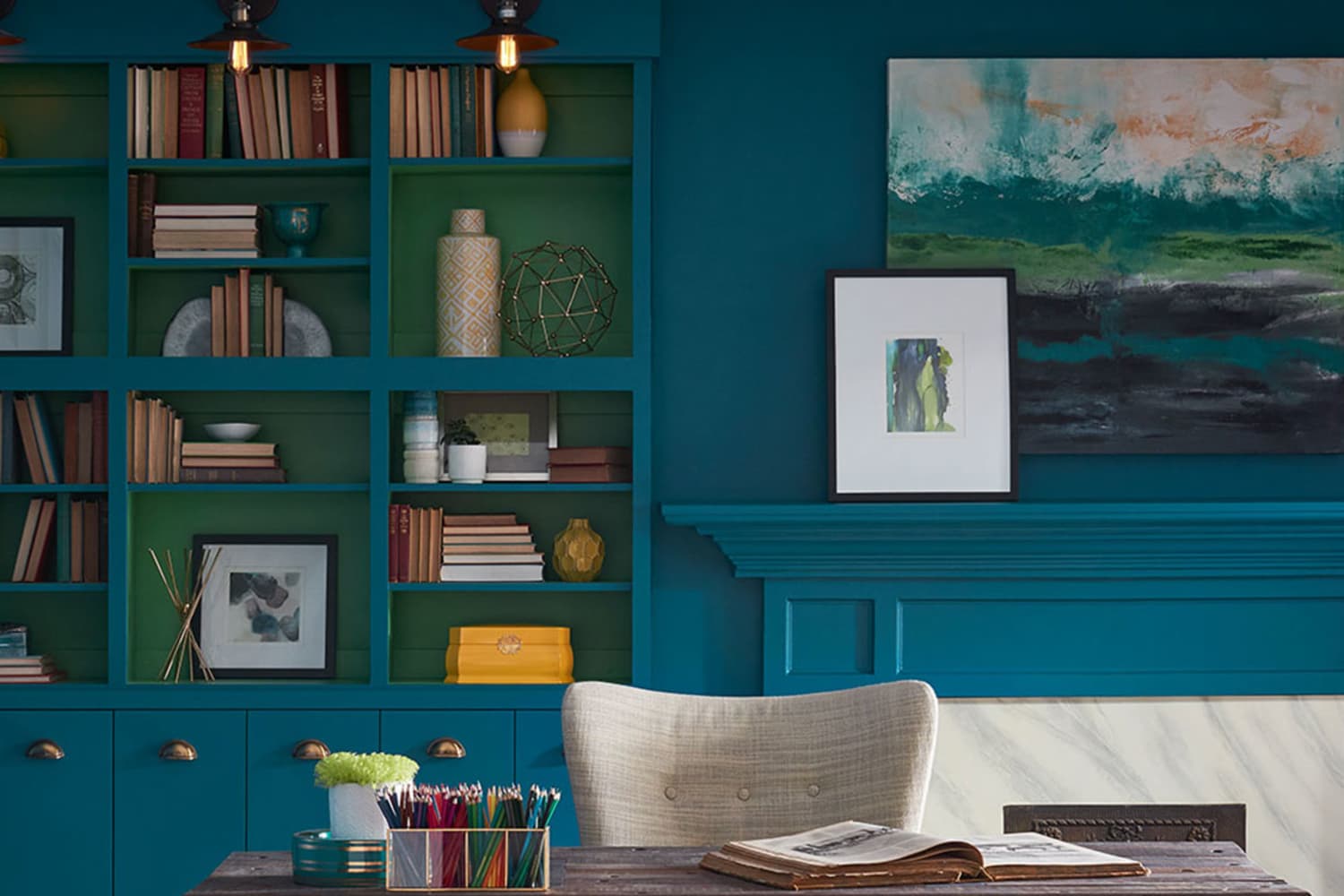 What is Peacock Blue? 8 Decor Ideas For Your Home | Apartment Therapy