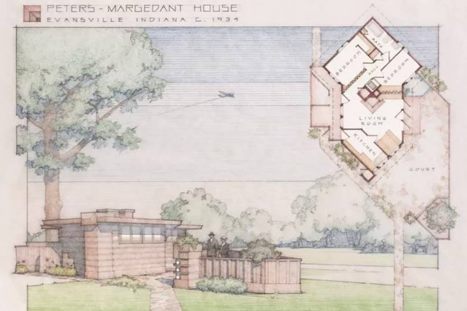 2br House Plans Frank Lloyd Wright Frank Lloyd Wright's Take On Small