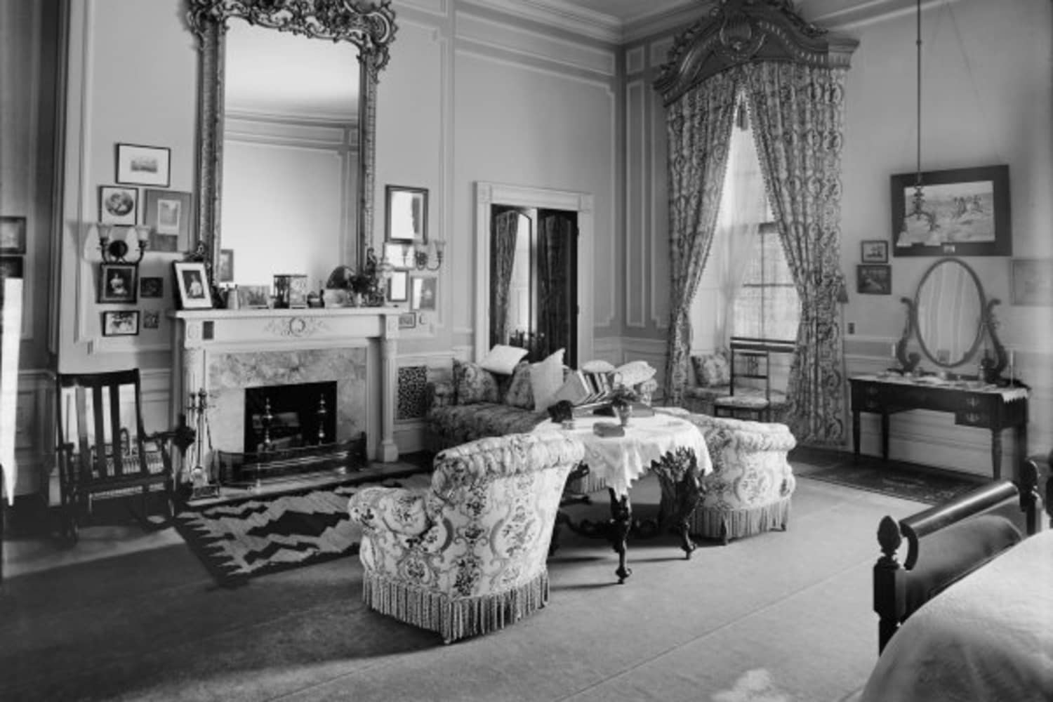 White House Presidential Bedroom Fireplace 130 Historic Interiors: