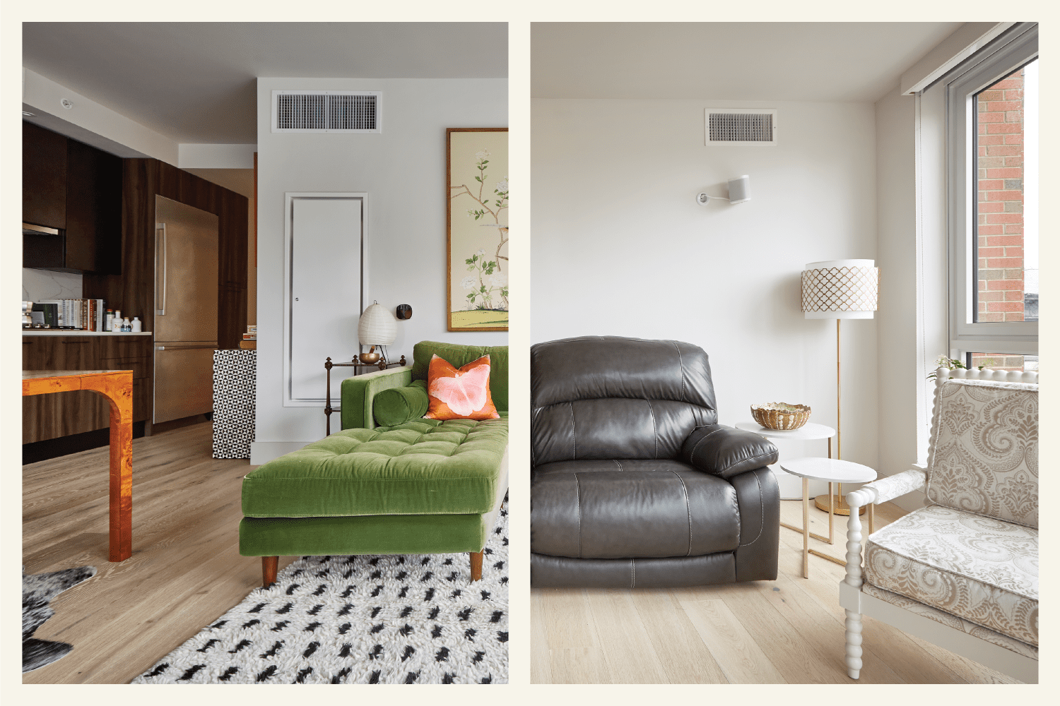 See How Two Renters in the Same Building Made Near-Identical Spaces ...