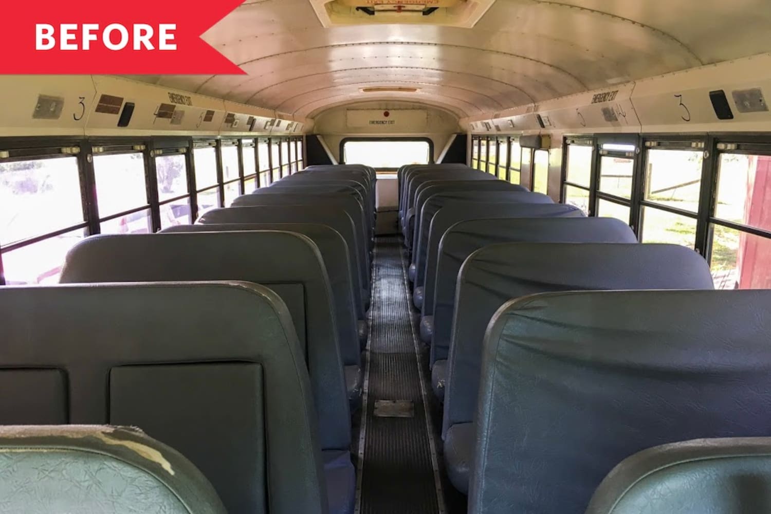 Before and After: A Standard School Bus Gets a Stylish New Life as a ...