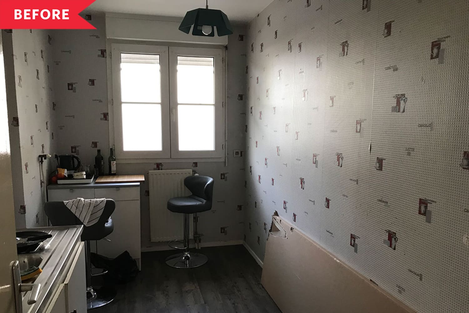 Before and After: Rental Kitchen IKEA Redo - Modern Painted Rental ...