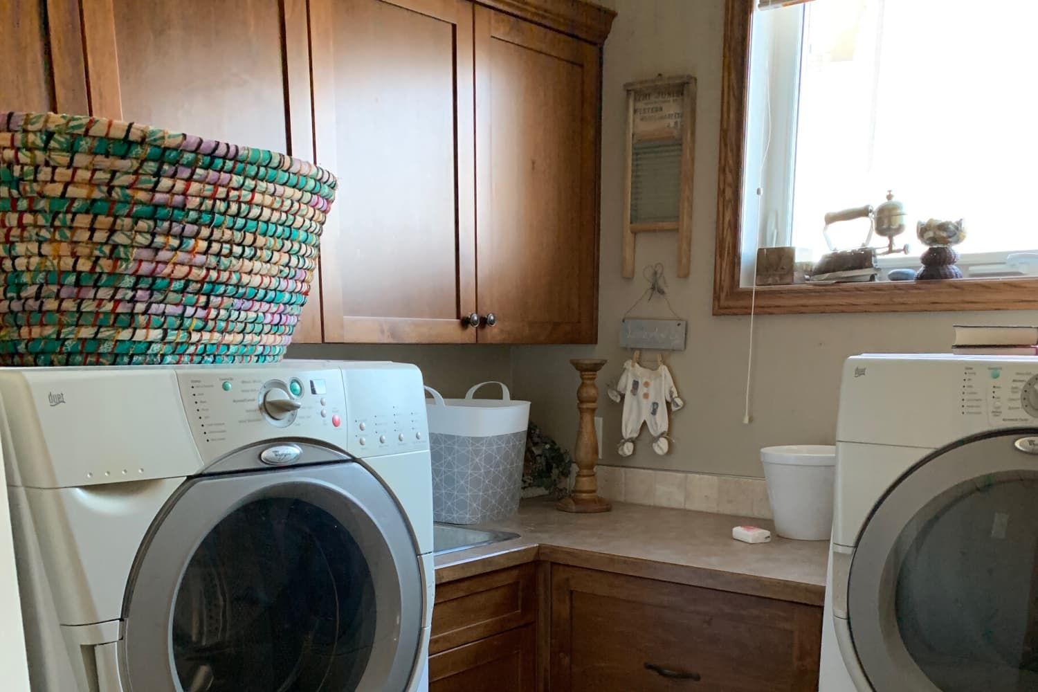$300 Laundry Room Redo - Laundry Refresh on a Budget | Apartment Therapy