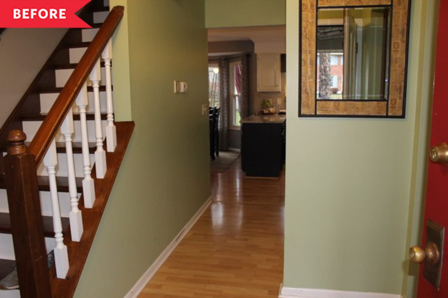 Faux Tiled Stair Riser Project | Apartment Therapy