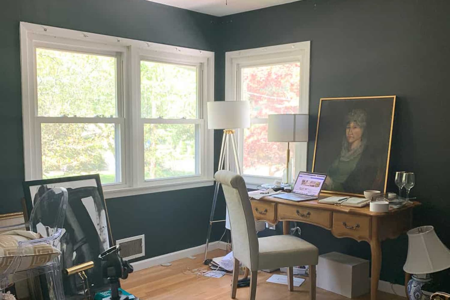 Luxe Home Office Redo | Apartment Therapy