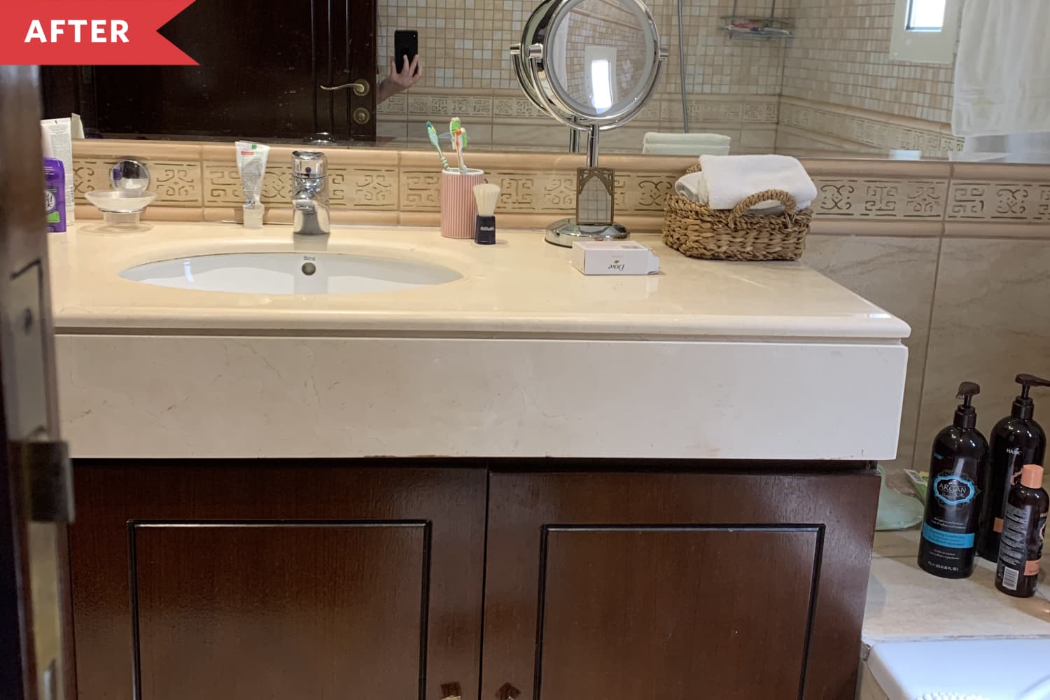 Boho-Style Rental Bathroom Redo | Apartment Therapy