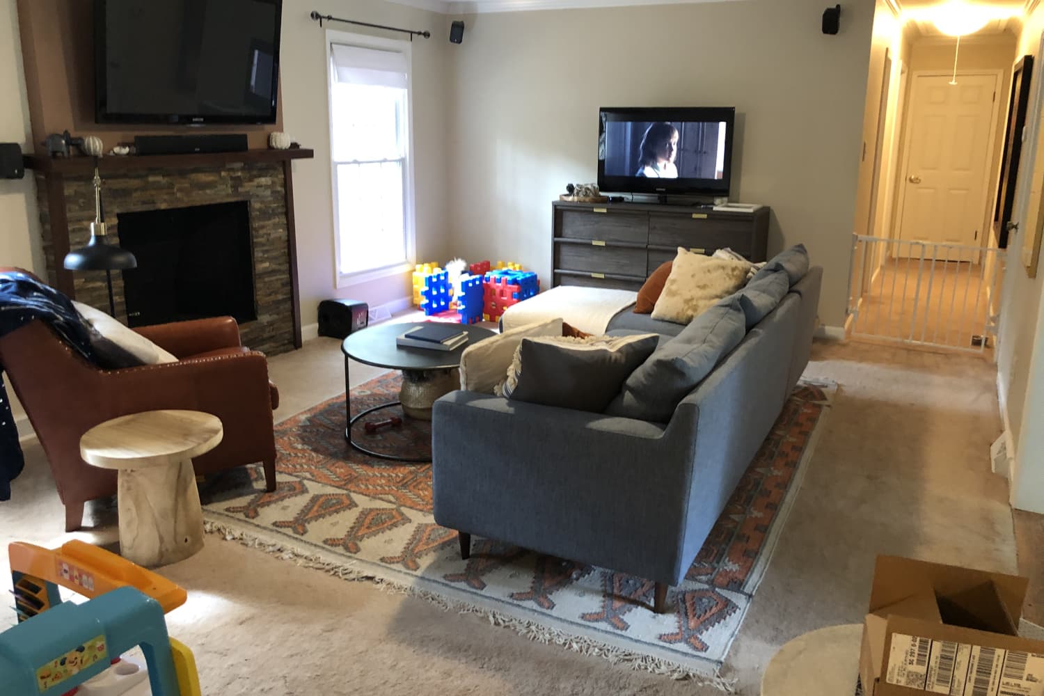 Cozy Yet Sophisticated Living Room Redo | Apartment Therapy