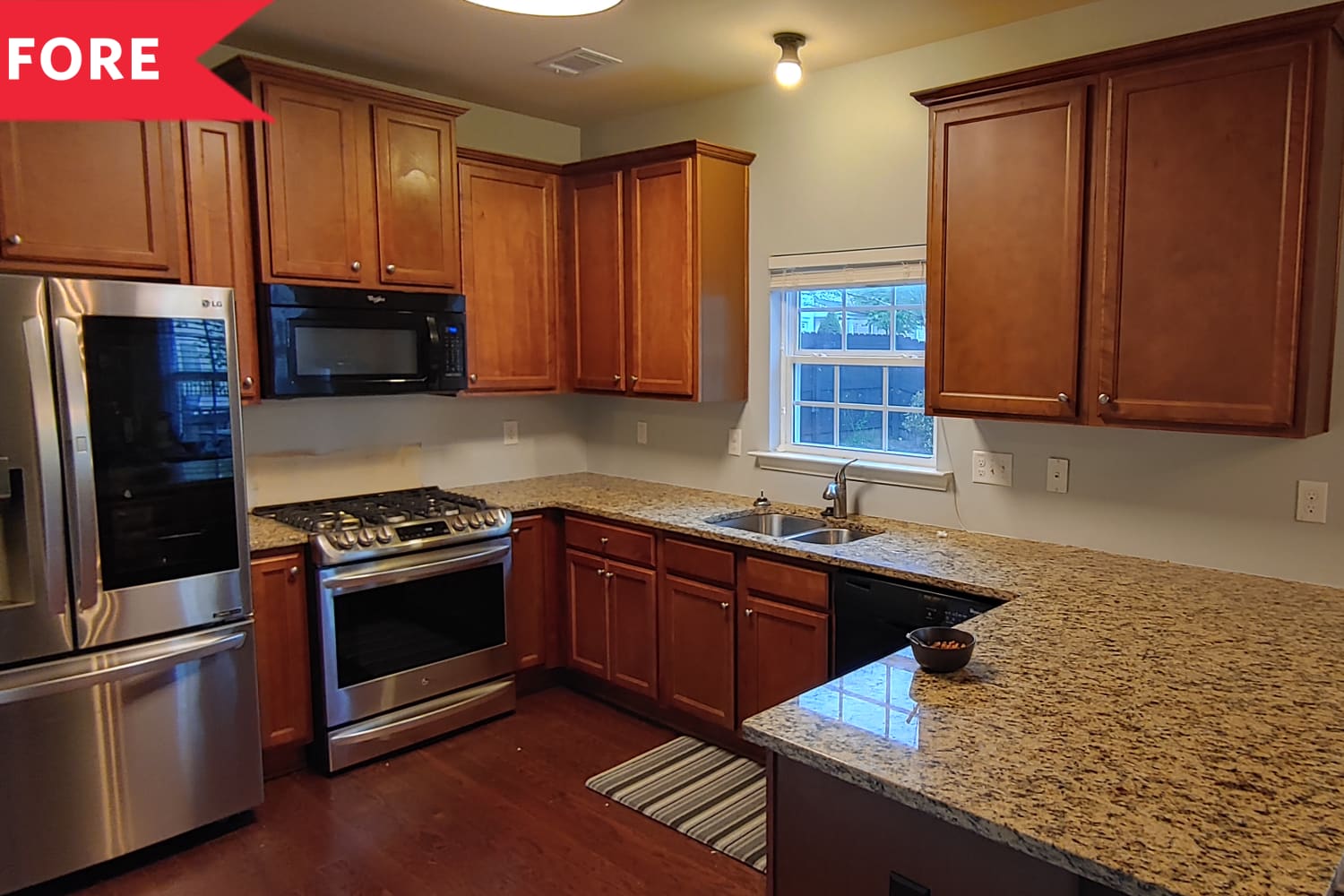Kitchen Redo with Painted White Cabinets - Before and After Photos | Cubby