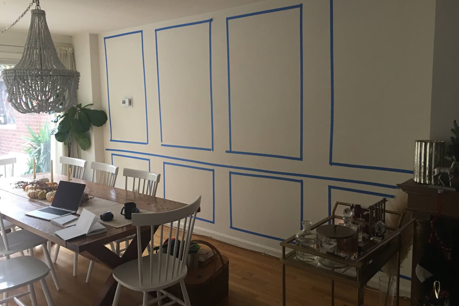 Renter Friendly DIY Moulding - Dining Room Inspiration | The Kitchn