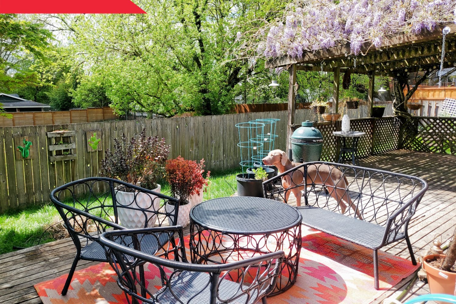 Patio Inspiration with Pavers and Black Rocks | The Kitchn